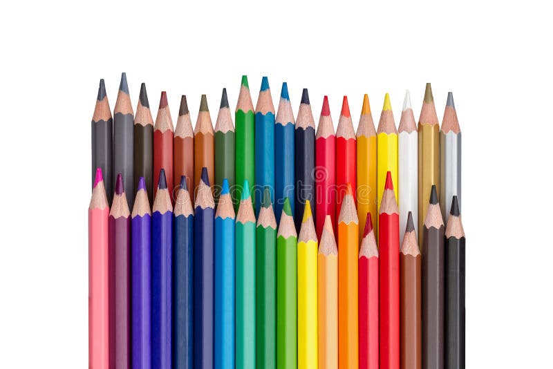 Row color pencil stock photo. Image of educational, tools - 15751948