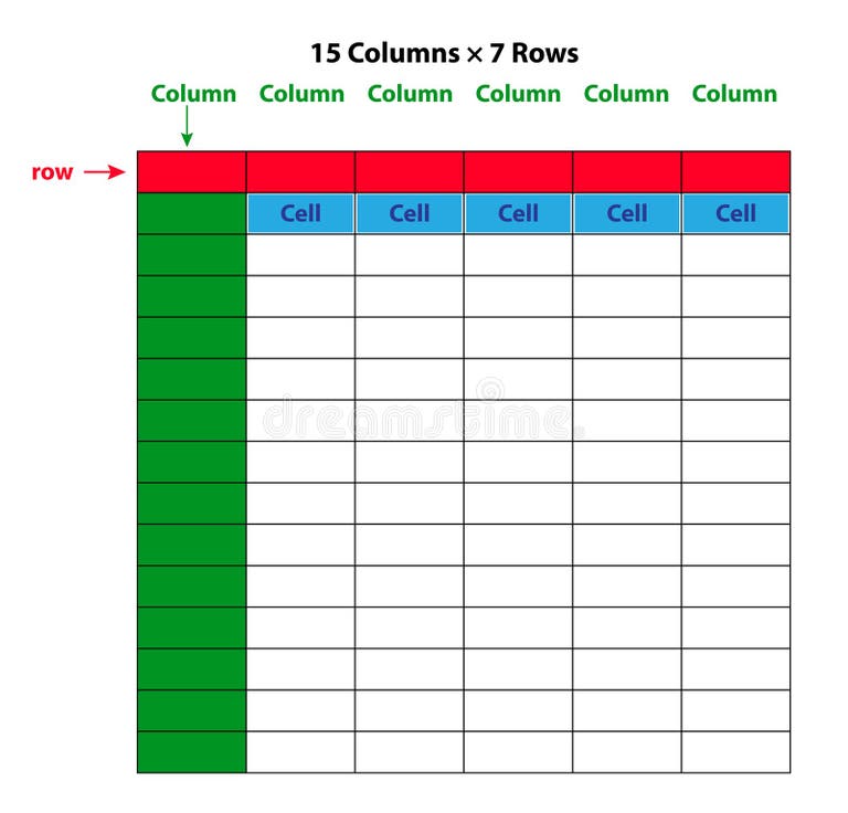 Spreadsheet Tables Stock Illustrations – 194 Spreadsheet Tables Stock ...