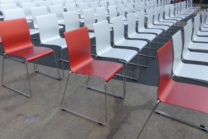 Empty Chairs stock image. Image of sitting, entertainment - 98813449