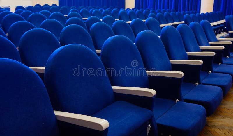 The Rows of Empty Seats in the Auditorium Stock Image - Image of seat ...