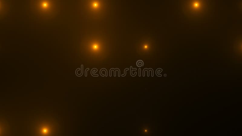 Rows of Flood Lights with Random Switch on, Computer Generated Modern ...