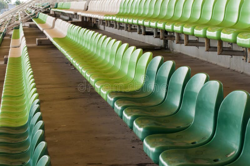 Empty Rows of Seats in Formula Racing Stock Photo - Image of sports ...