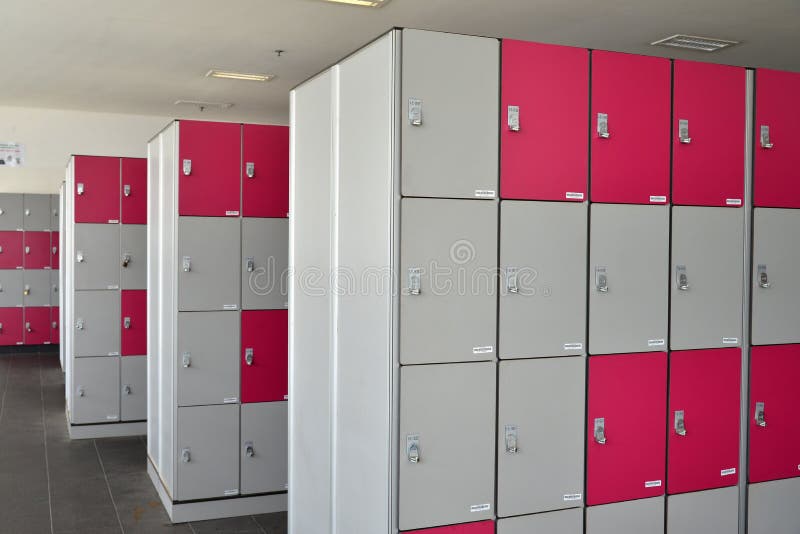 3+ Rows metal lockers Free Stock Photos - StockFreeImages