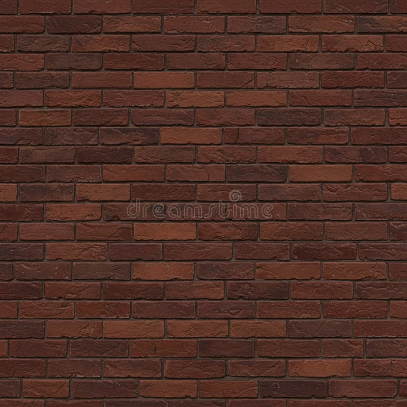 Rows of Rectangular Red Bricks Form a Classic Brick Wall Pattern Stock ...