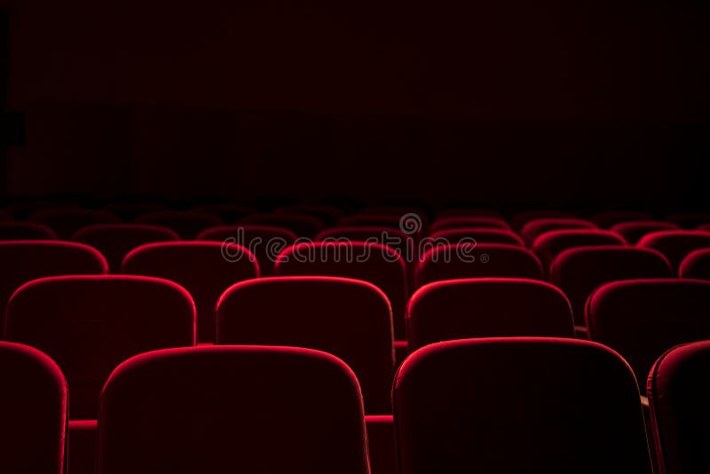 Cinema / Theater Red Seats Background Stock Image - Image of colorful ...