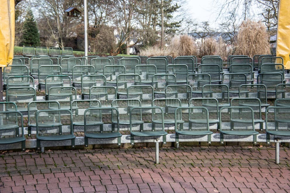 Rows of Seats in the Open-air Stage Stock Photo - Image of seats ...