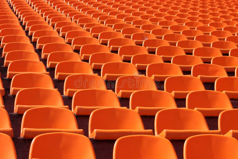 Rows of Seats in the Stadium 01 Stock Image - Image of emiddot, eacute ...