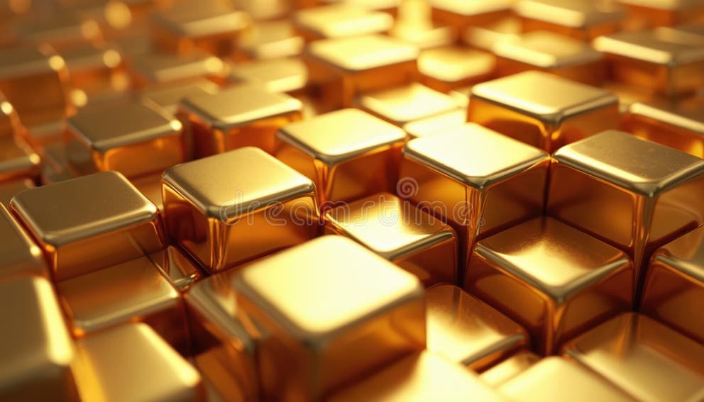 Shiny Golden Cubes Stock Illustrations – 2,898 Shiny Golden Cubes Stock ...