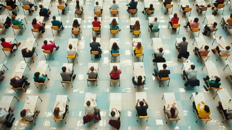 169 Students Writing Exam Examination Hall Stock Photos - Free ...