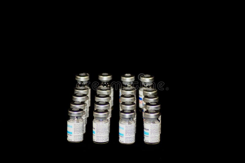 Rows of vials stock image. Image of background, immunization - 239663409