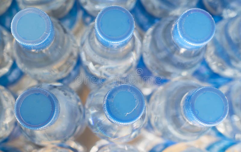 Rows of water bottles stock photo. Image of organic, plastic - 92856024