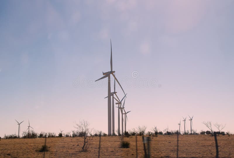 Rows of wind turbines stock image. Image of tall, windmills - 39311267