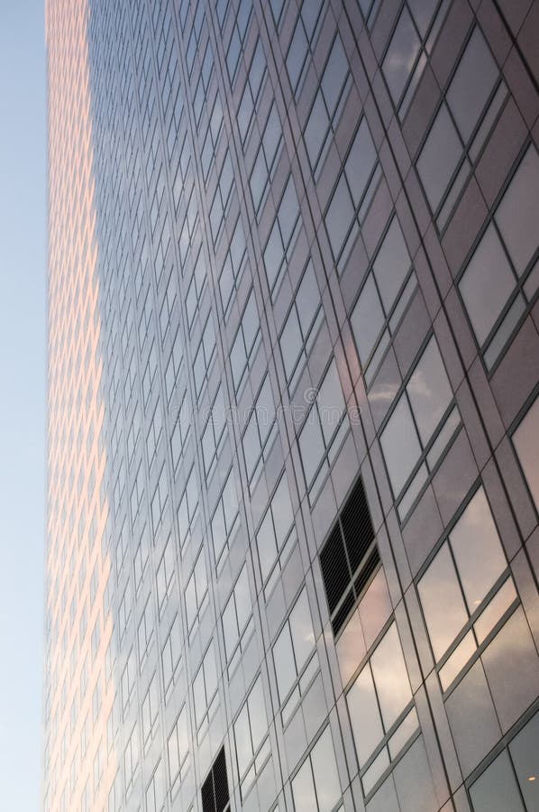 Rows of Windows on a High Building Stock Photo - Image of monotone ...