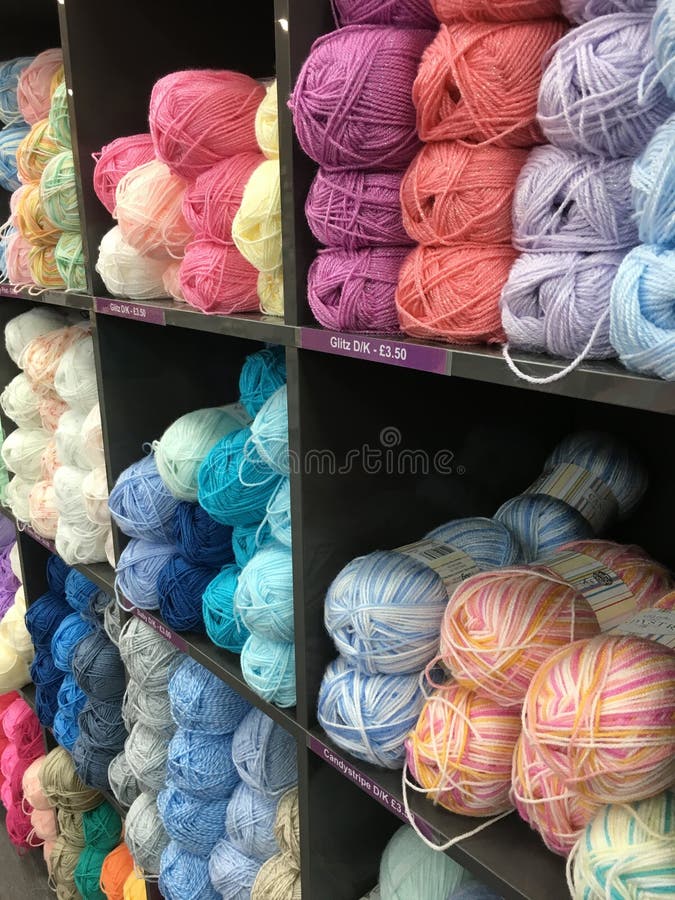 Rows of yarn stock photo. Image of project, cotton, colors - 869126