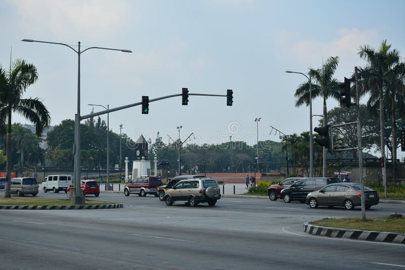 Roxas Boulevard in Manila, the Philippines Editorial Stock Image ...