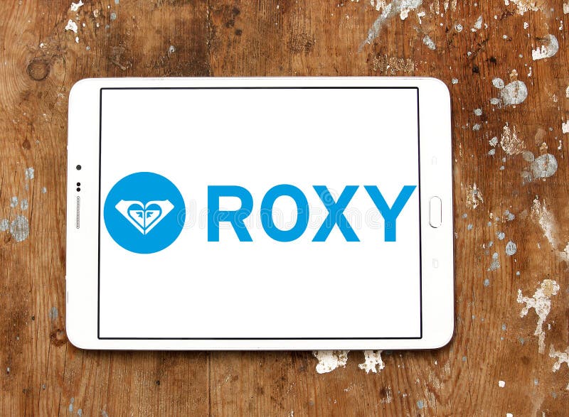 Roxy clothing company logo editorial photography. Image of retailing - 120564322