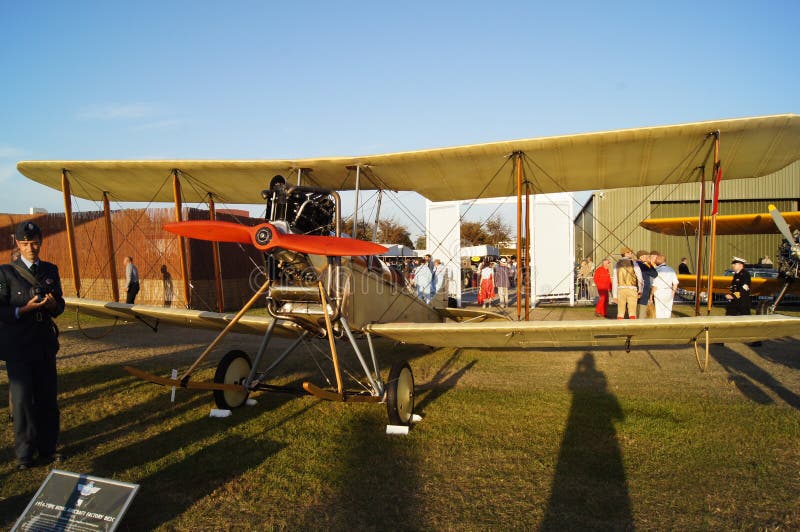 Royal Aircraft Factory BE2C Plane Editorial Photography - Image of ...