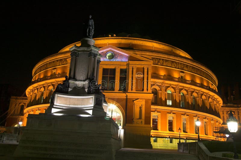 Royal Albert Hall at Night stock image. Image of concert - 3070683
