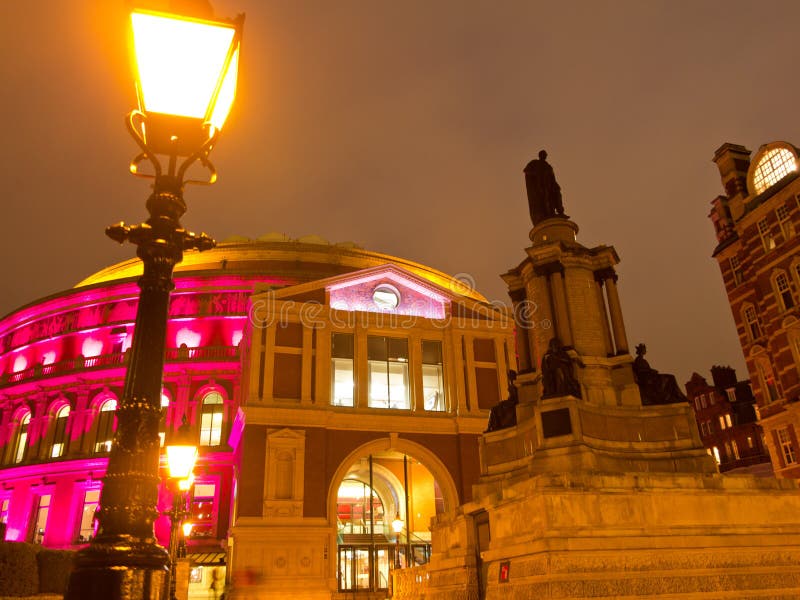 Royal Albert Hall stock photo. Image of illuminated, attraction - 36339408