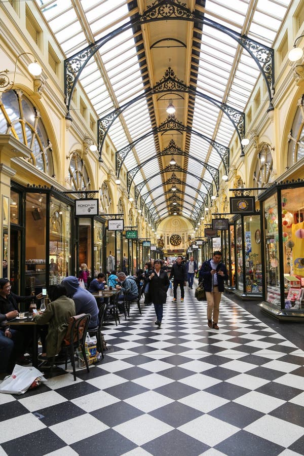 Royal Arcade in Melbourne,australia Editorial Stock Photo - Image of ...