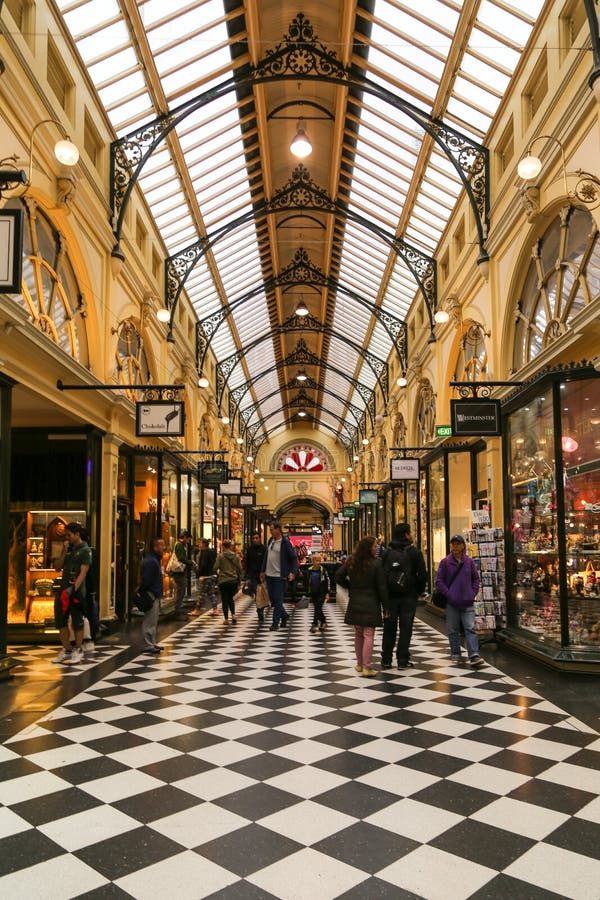 Royal Arcade , Melbourne, Australia Editorial Stock Image - Image of ...