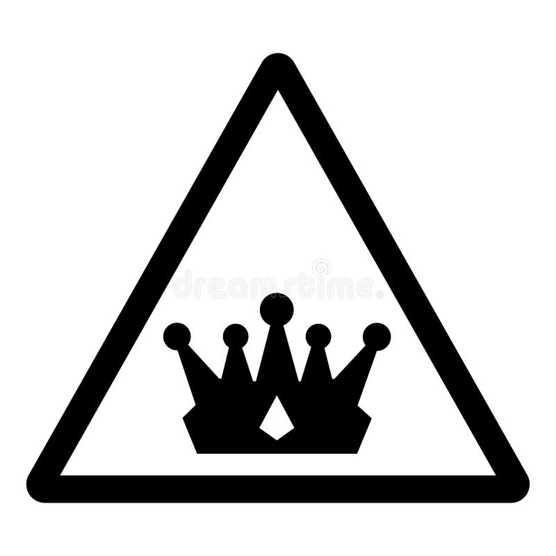 Royal Area Symbol Sign, Vector Illustration, Isolate on White ...