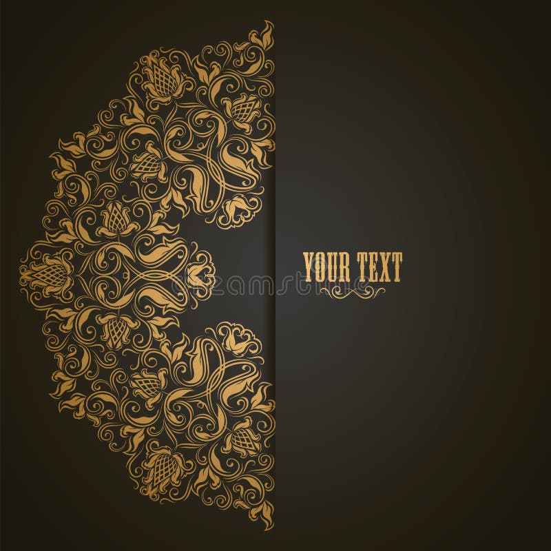 Royal background stock vector. Illustration of floral - 28943796