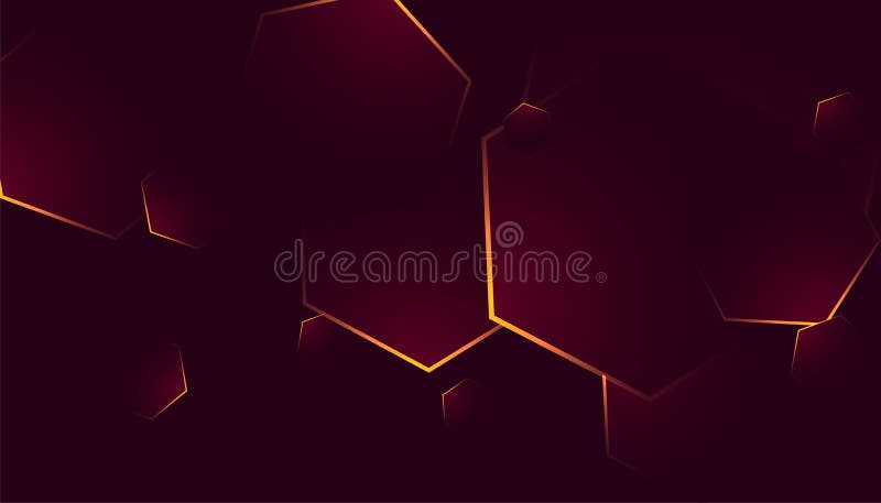 Royal Background with Geometric Hexagonal Abstract Shapes Stock Vector ...
