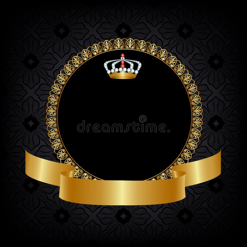 Royal background stock vector. Illustration of label - 46928855