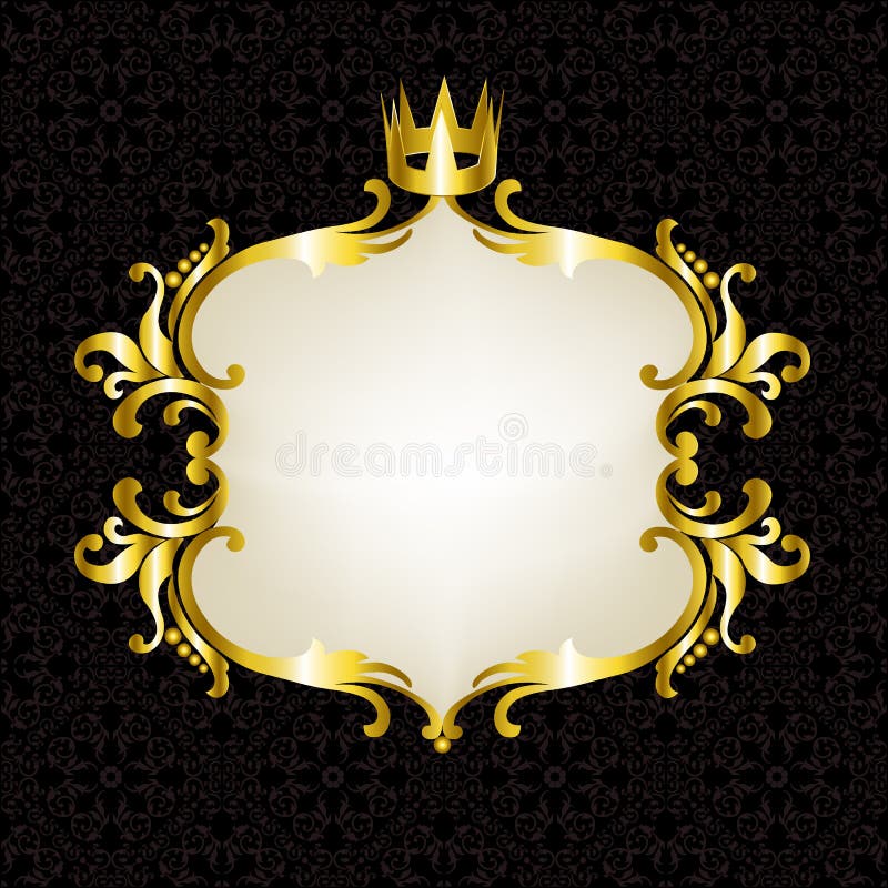 Royal background stock vector. Illustration of label - 46928855