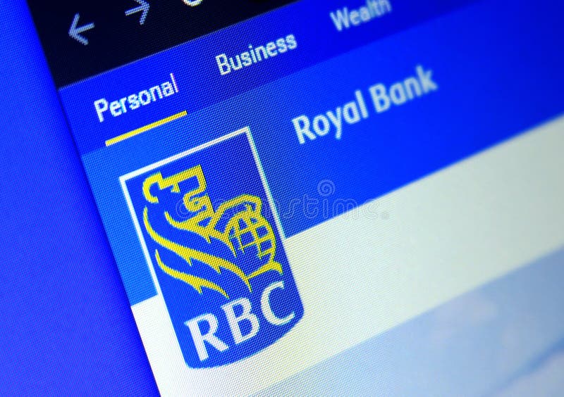 Royal Bank of Canada RBC editorial stock photo. Image of investment ...