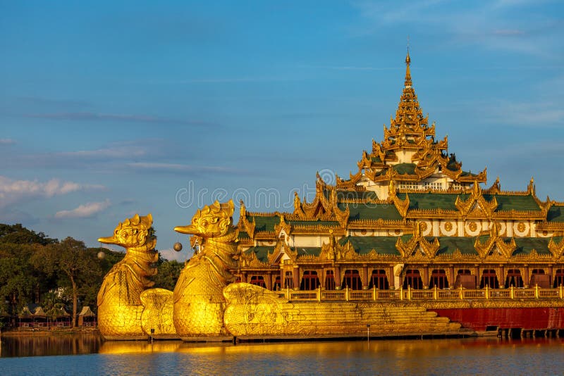 The Royal Barge in Rangoon Myanmar Editorial Stock Photo - Image of ...