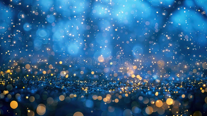 Royal Blue Lights Background Stock Illustration - Illustration of ...