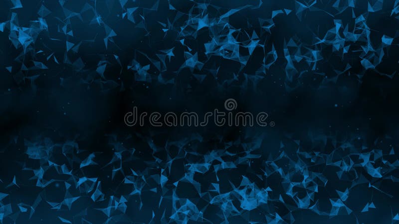 Royal Blue Plexus Abstract Digital Connection Moving Dots and Lines ...