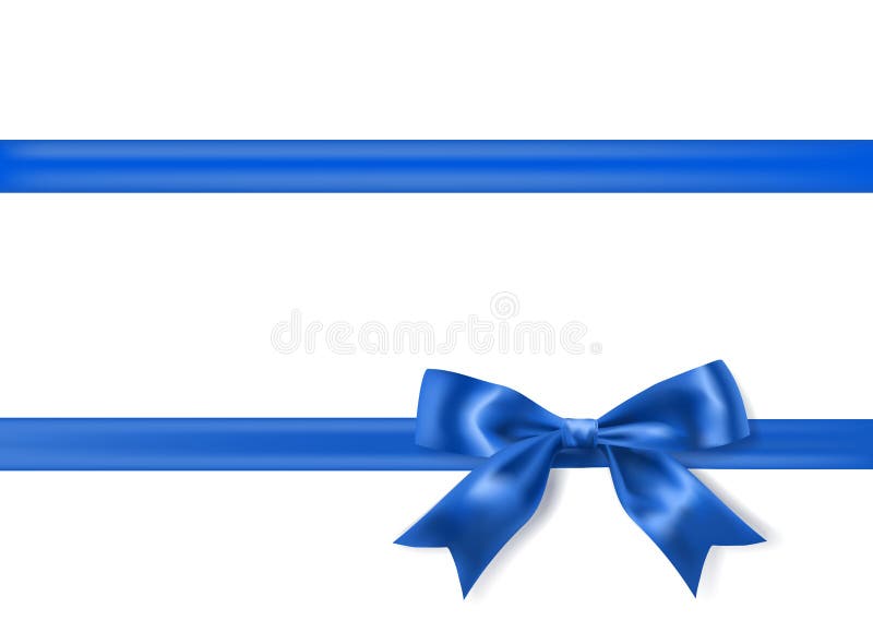 Blue bow border stock illustration. Illustration of easter - 2015394