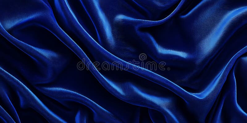 Royal Blue Velvet Fabric Texture: Backgrounds and Draped Material Stock ...