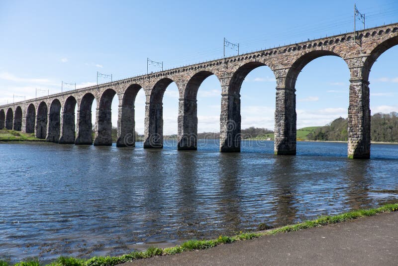 Royal Border Bridge at Berwick upon Tweed Stock Image - Image of urban ...
