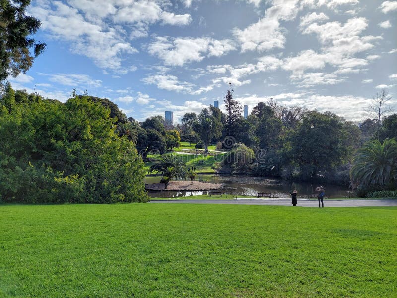 Royal Botanical Garden in Melbourne, Australia Editorial Photography ...