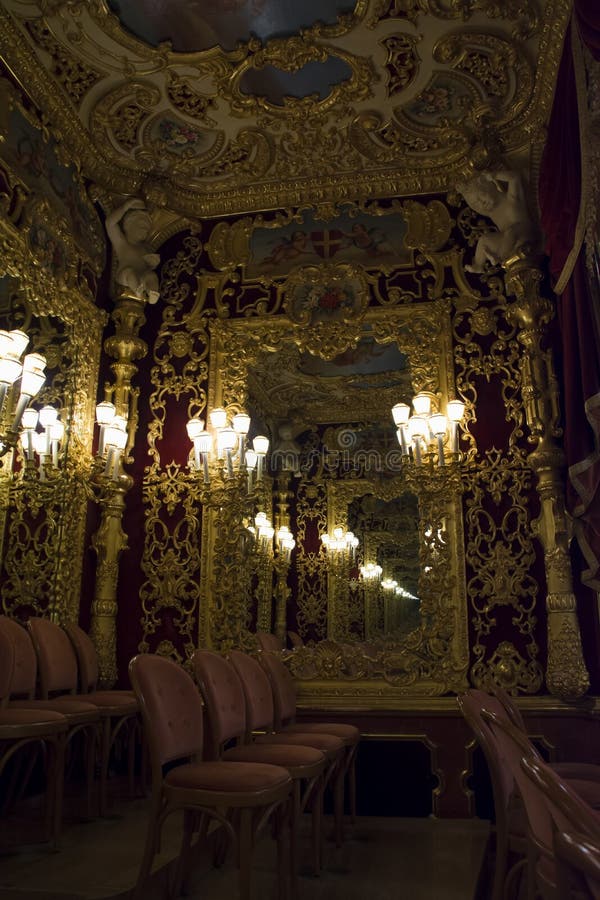 Royal Box in the Theatre La Fenice Stock Image - Image of tourism ...