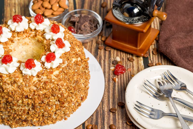 Royal cake. Crown stock image. Image of tasty, decorate - 352193769