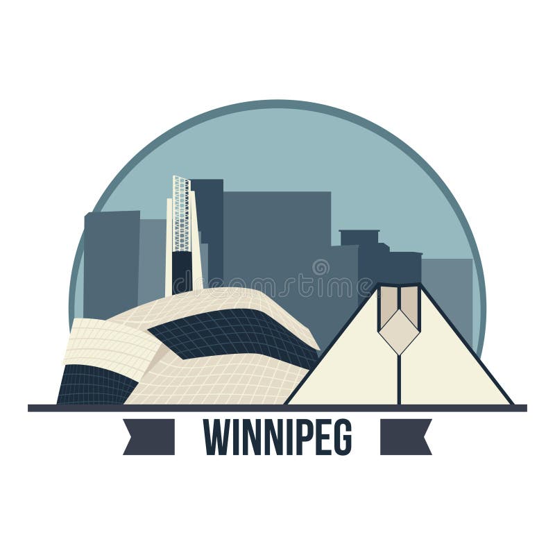 Royal Canadian Mint Building. Vector Illustration Decorative Design ...