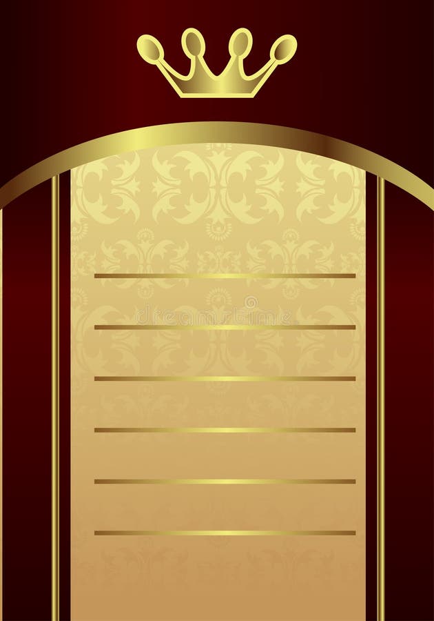 Royal Card stock vector. Illustration of texture, card - 9300218