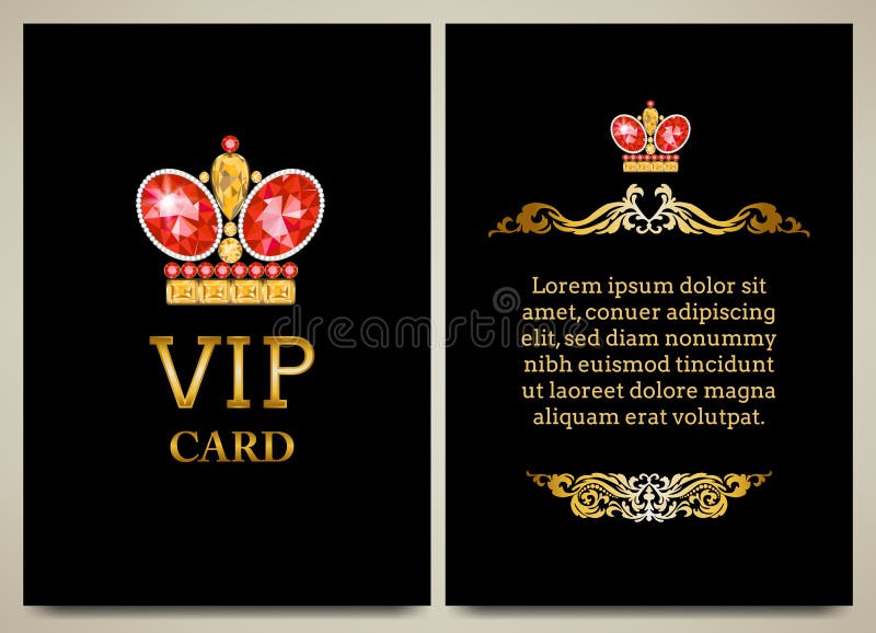 Royal card stock vector. Illustration of royal, vintage - 58682749
