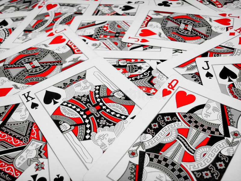 Playing cards pile stock image. Image of lucky, pile, suits - 4539051