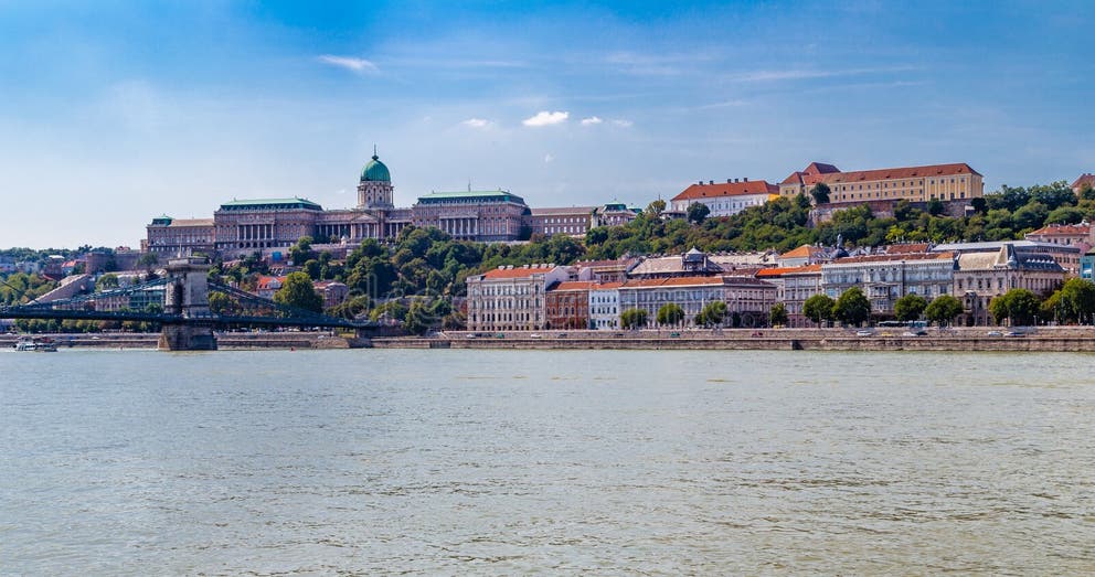Royal Castle and Chain Bridge Stock Image - Image of architecture ...