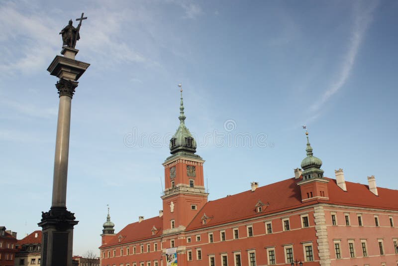 Royal Castle in Warsaw stock image. Image of monument - 24325641
