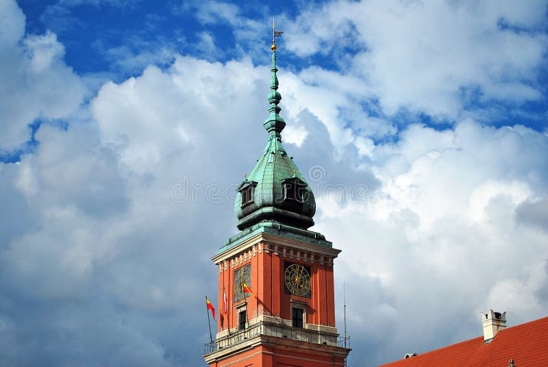 Royal Castle in Warsaw editorial stock photo. Image of building - 75155313