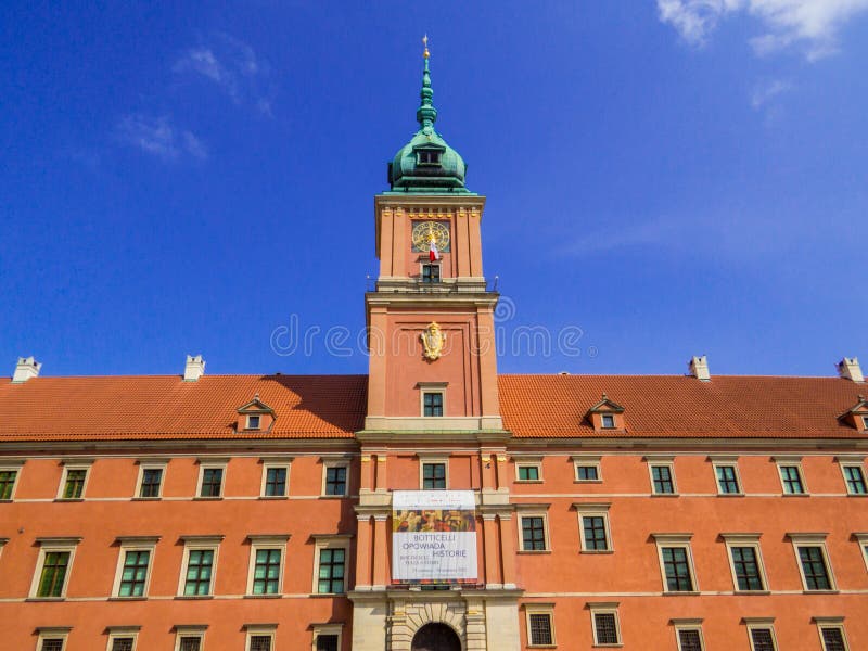 Royal Castle, Warsaw, Poland Editorial Stock Photo - Image of building ...