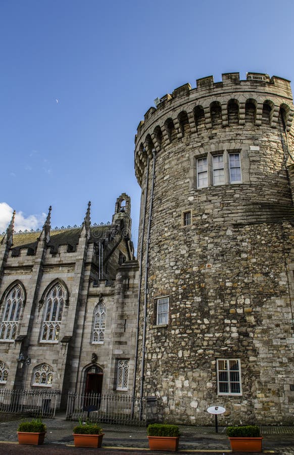 Royal Chapel & Record Tower (Round Tower) of Dublin Castle, Ireland ...