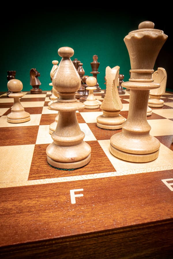 Royal Chess Shown in an Unusual Way Stock Image - Image of player ...